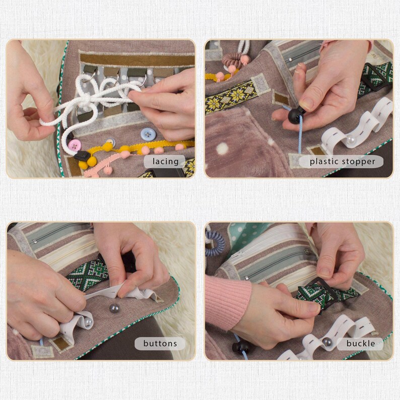 Alzheimer's Fidget Apron: Sensory Activity Mat for Dementia - Etsy