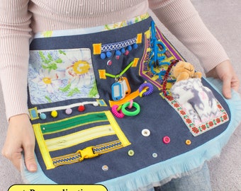 ADULT FIDGET APRON/ Activity Apron - Etsy