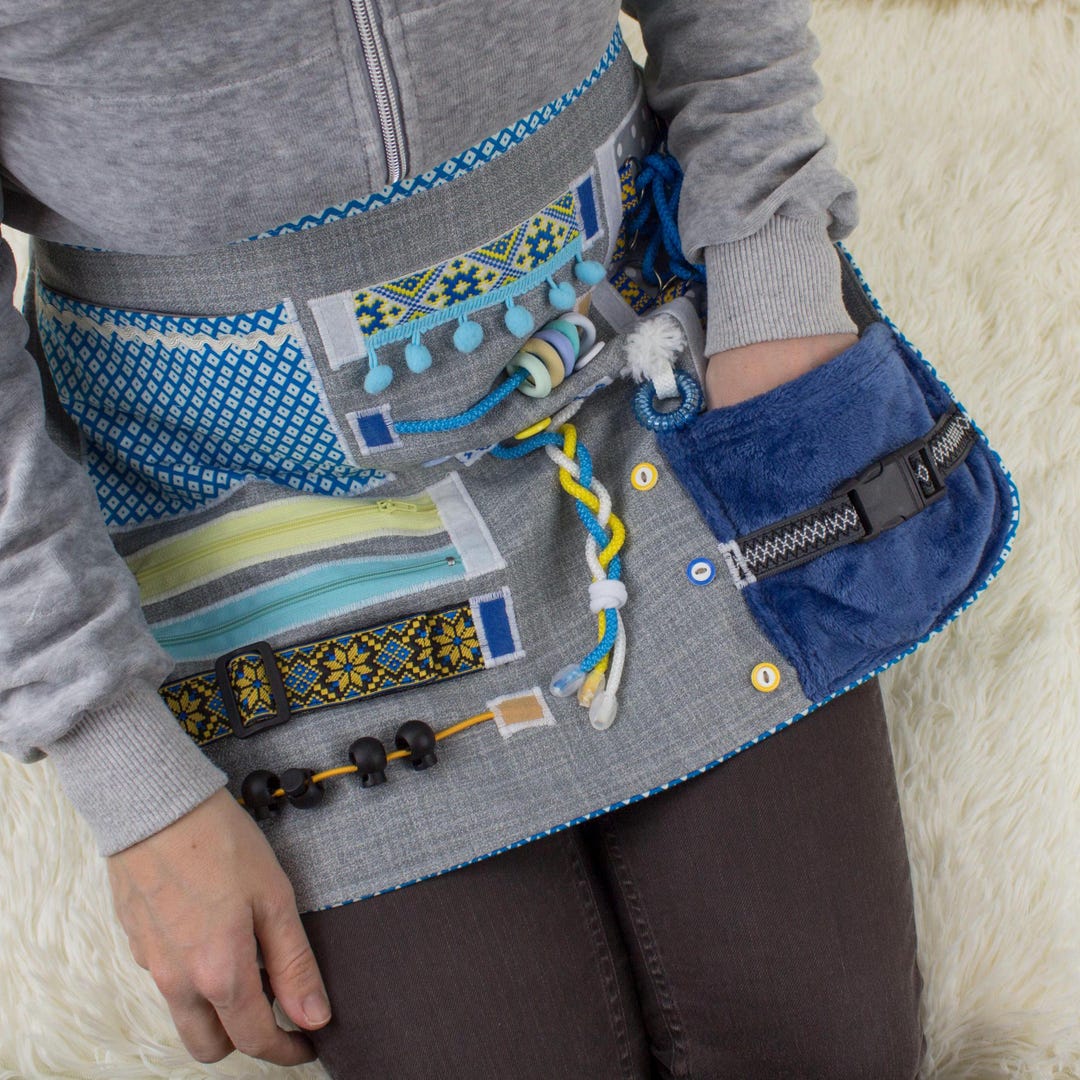 Fidget Apron for Dementia | Alzheimers Gift | Activity Apron | Nursing ...