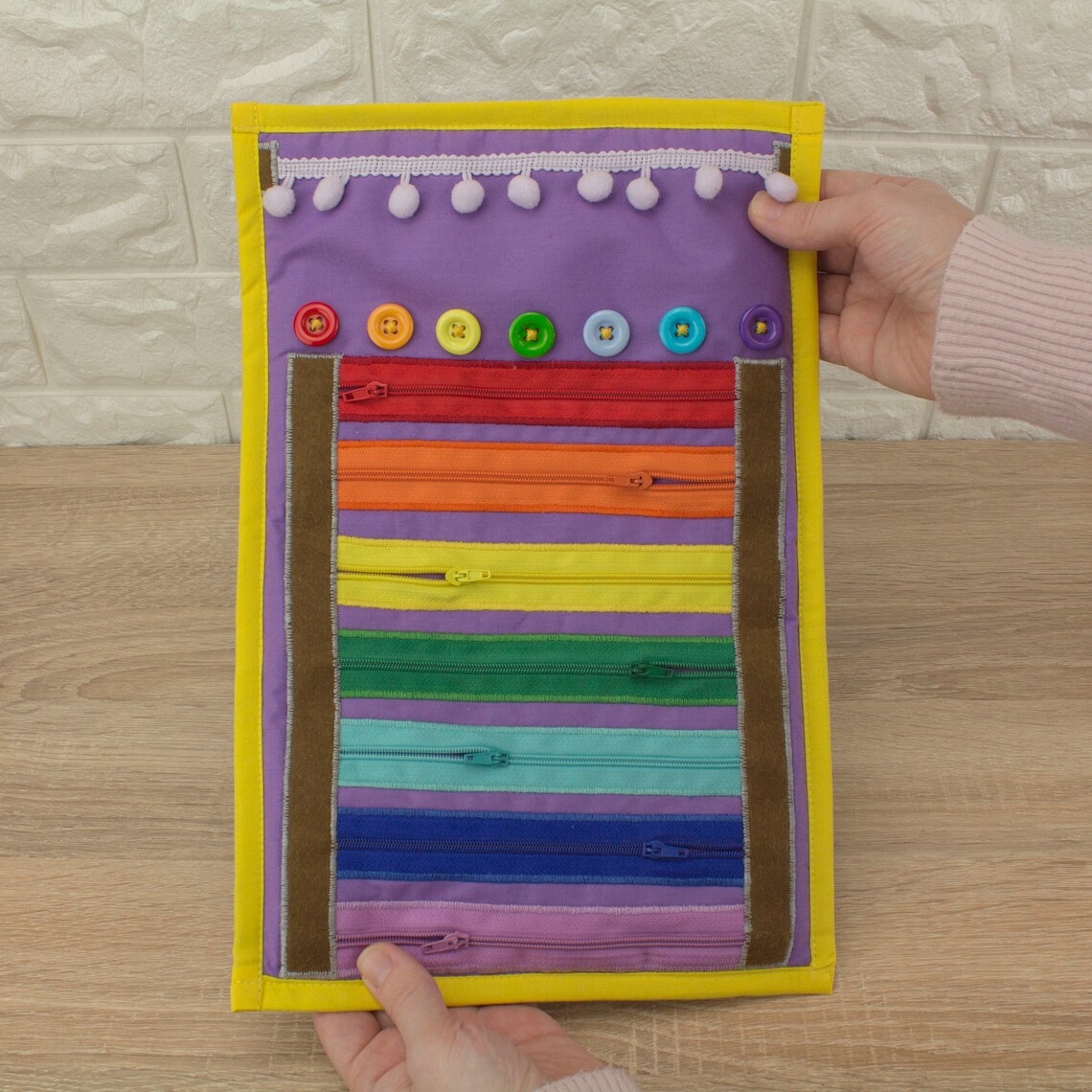 Zipper Fidget Blanket Sensory Button Toy - Etsy