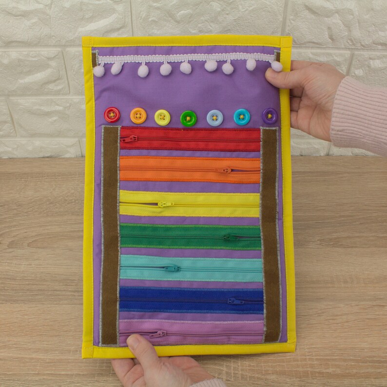 Zipper Fidget Blanket Sensory Button Toy - Etsy