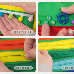 Zipper Fidget Blanket Sensory Button Toy - Etsy