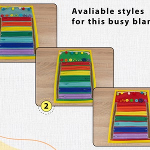 Zipper Fidget Blanket Sensory Button Toy - Etsy