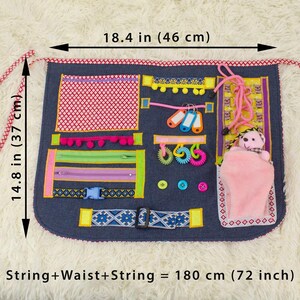 Fidget Apron for Alzheimer's, Sensory Aprons for Adults, Activity ...
