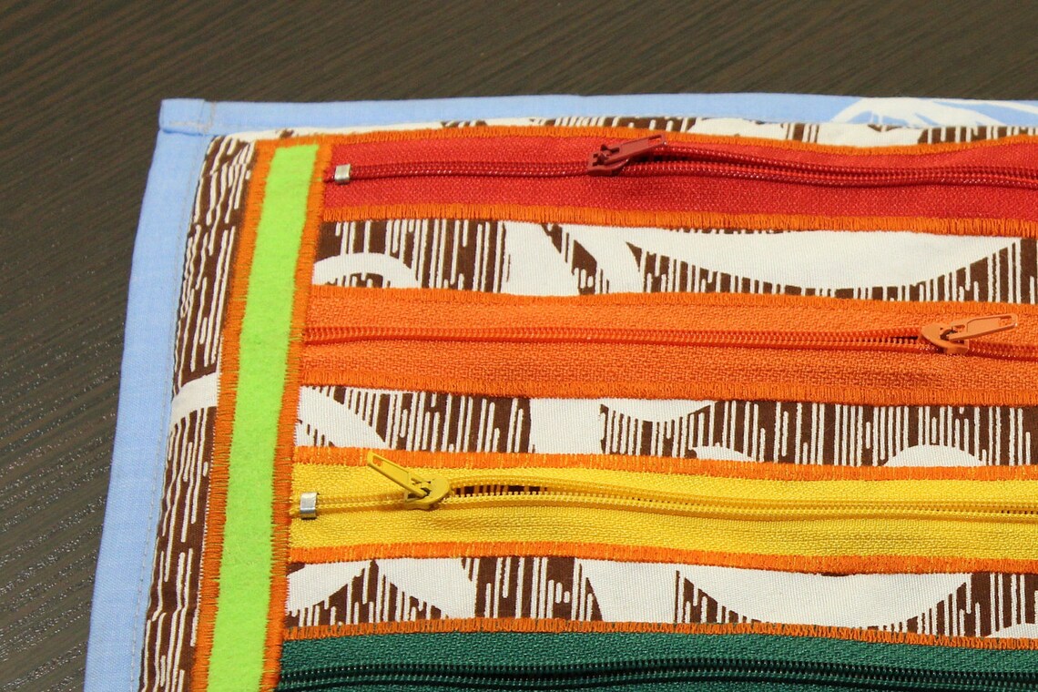 Zipper Fidget Blanket Sensory Button Toy - Etsy
