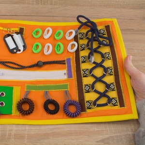 Sensory Fidget Mat: Montessori Activity Blanket, Special Needs Gift - Etsy