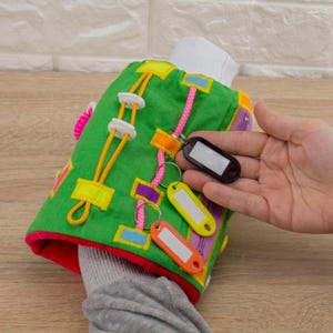 Sensory Adult Cuff, Tactile Fidget Sleeve, Dementia Activities, Elderly ...