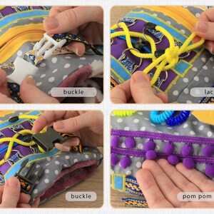 Dementia Activities Fidget Muff Twiddle Muff Alzheimers - Etsy