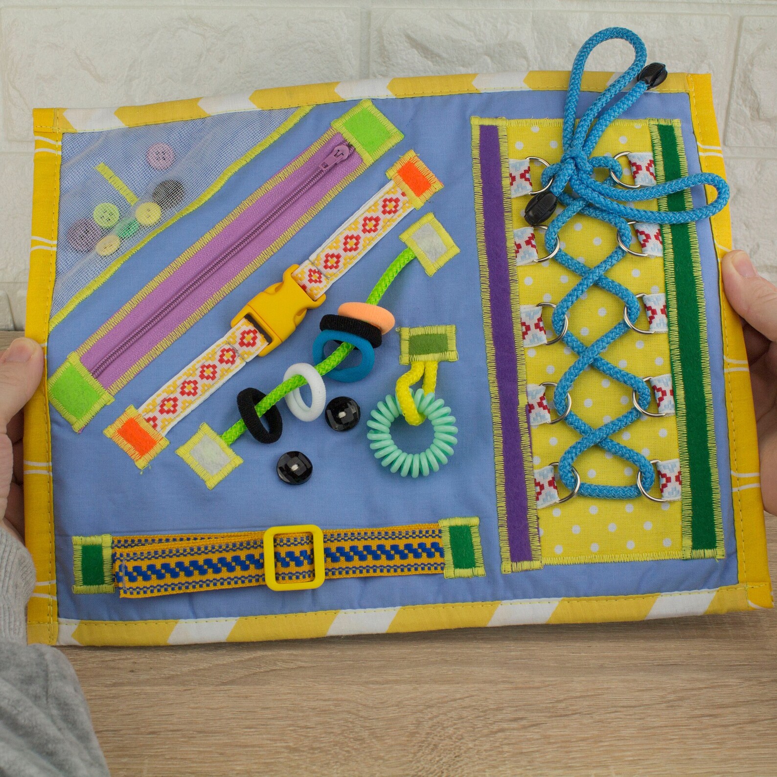 Sensory Fidget Blanket: Dementia Activity Quilt, Alzheimer's Gift - Etsy