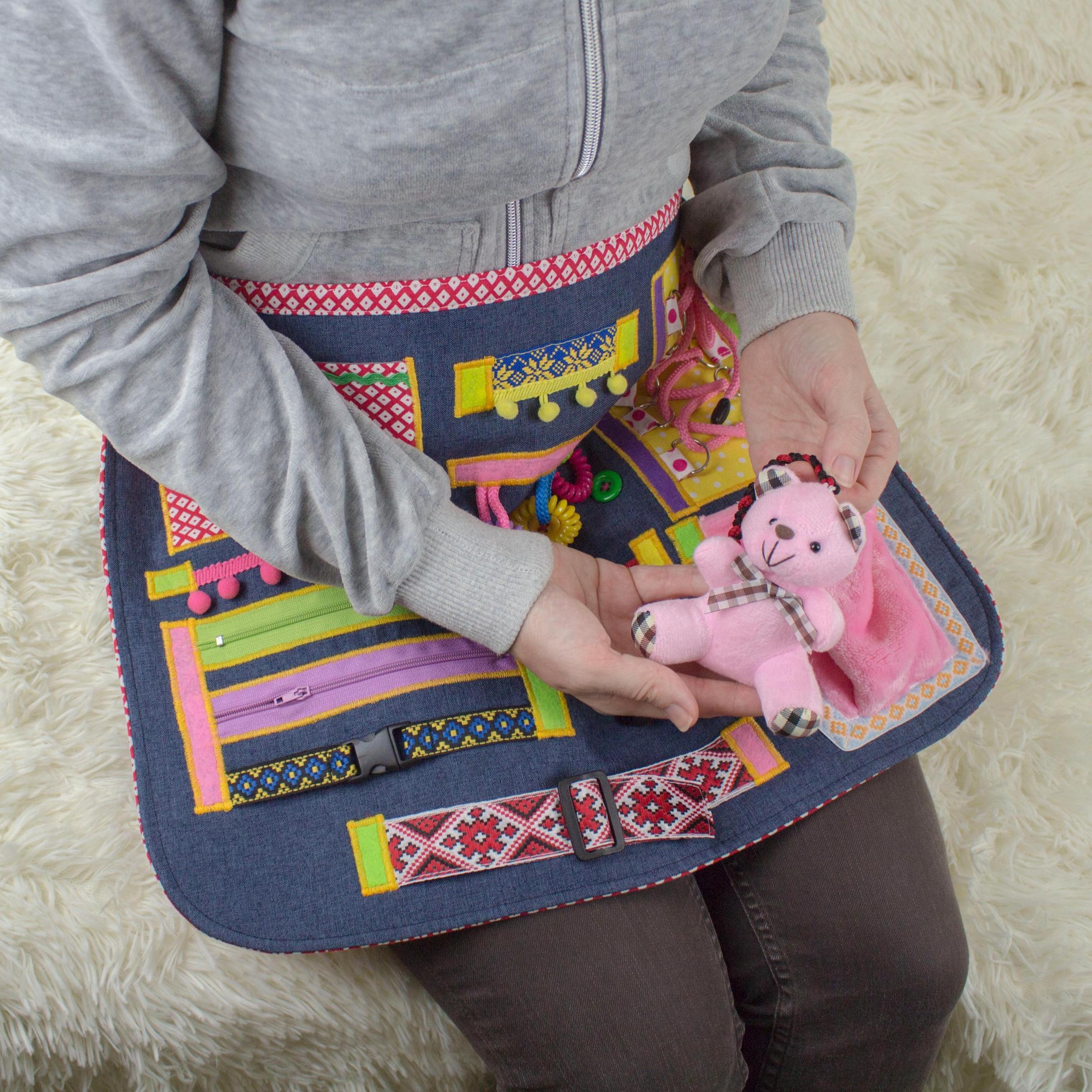 Fidget Apron for Alzheimer's Dementia: Sensory Activity Apron, Nursing ...