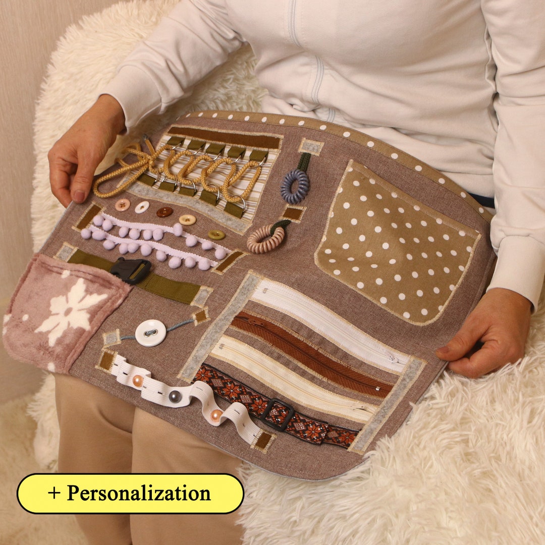 Activity Apron Dementia Fidget Apron Sensory Apron - Etsy