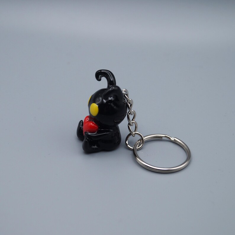 Kingdom Hearts Heartless Charm: Handmade Polymer Clay Keychain - Etsy