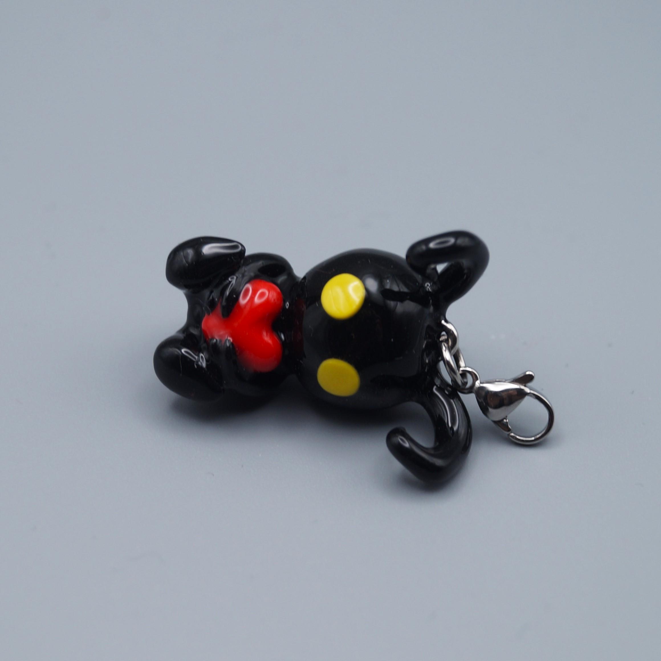 Kingdom Hearts Heartless Charm: Handmade Polymer Clay Keychain - Etsy