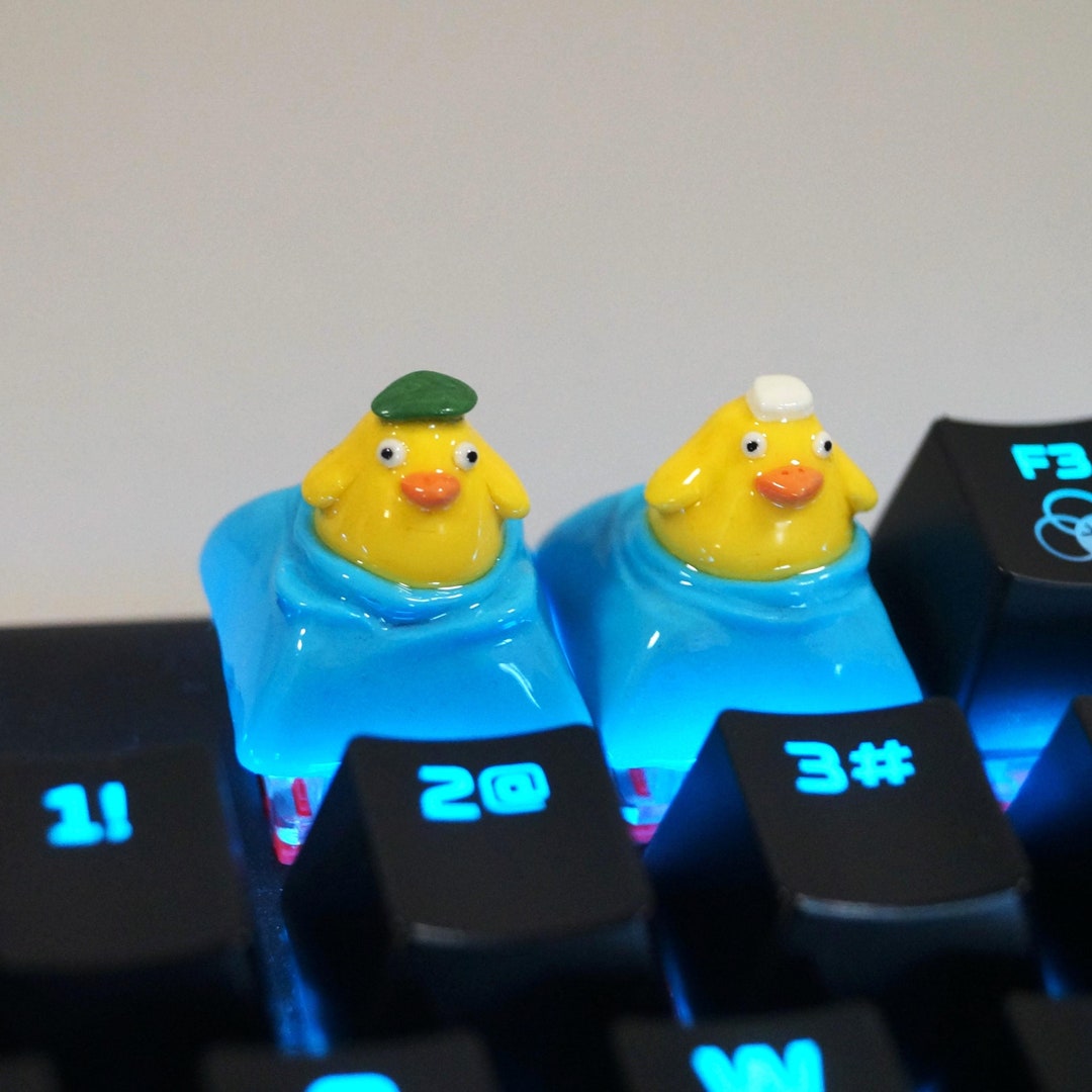 Duck Artisan Keycap, Mechanical Keyboard Accessory, Handmade Keycap ...