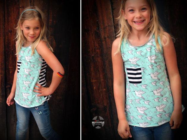 Girls Top Girls Top / Sewing Pattern & Sewing - Etsy