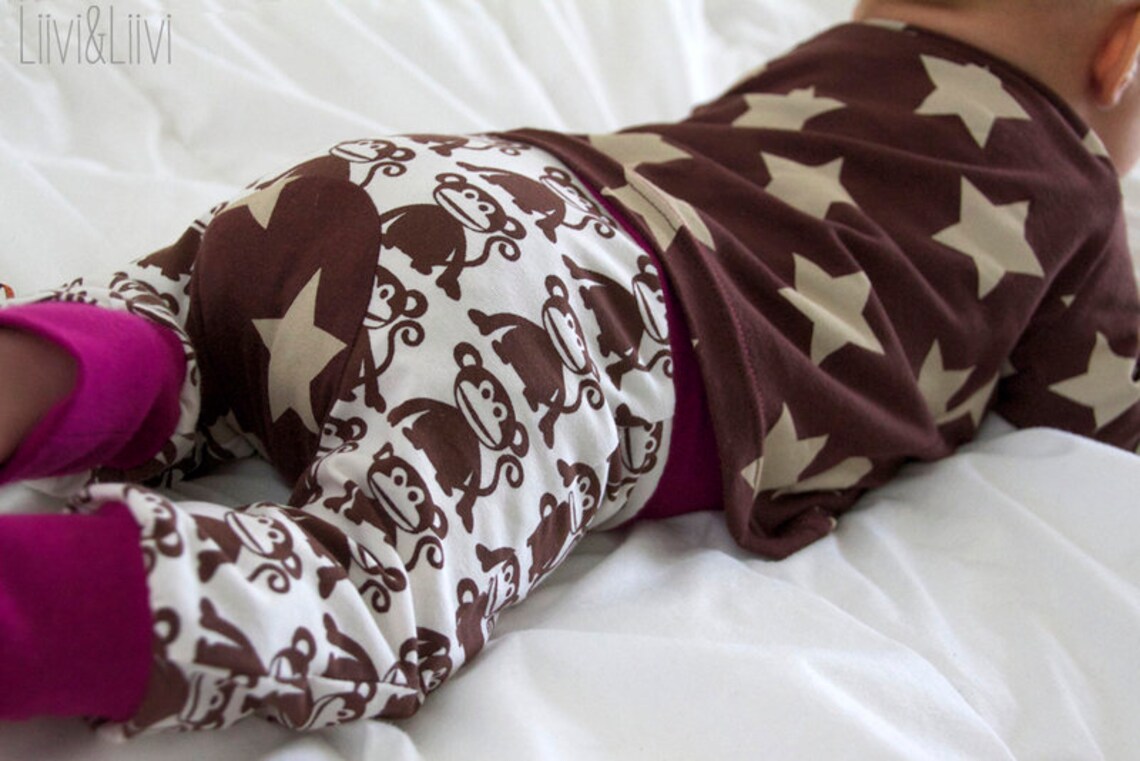 PDF Pattern / monkey-pants Baby Trousers Pants - Etsy