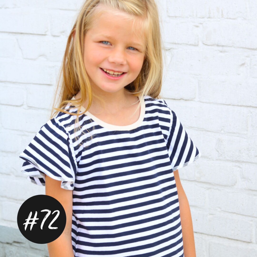 Fly Top Girlsgirls Shirt / Pattern & Sewing Instruction - Etsy