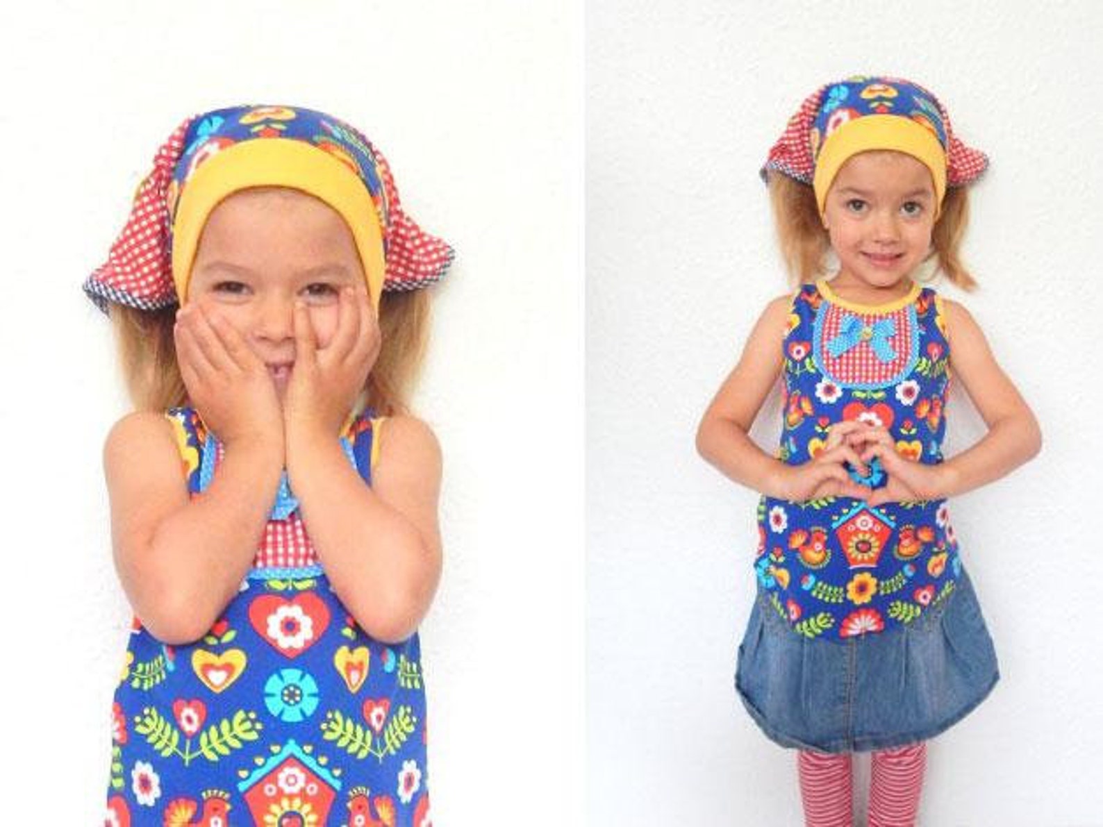 Girls Top" Girls Top / Sewing Pattern & Sewing Instructions - Etsy