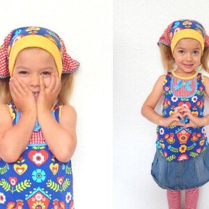 Girls Top Girls Top / Sewing Pattern & Sewing - Etsy