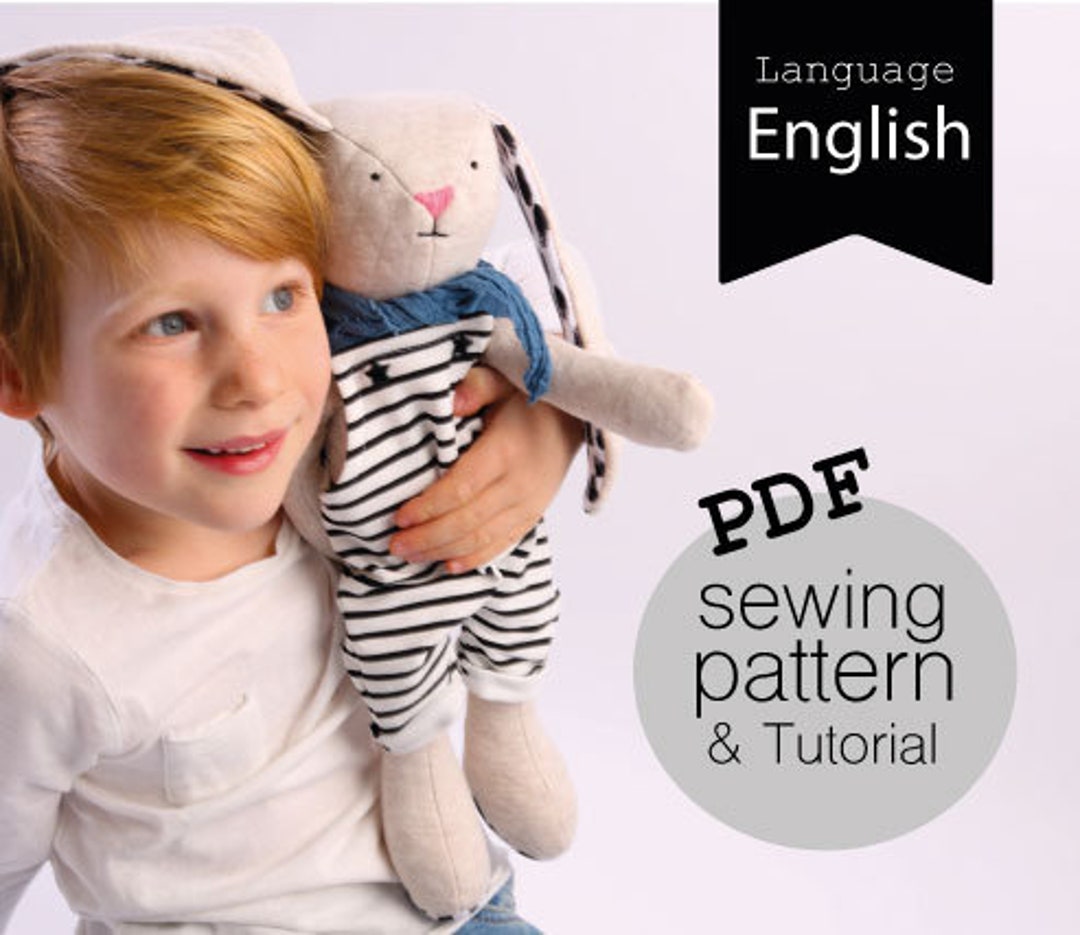 My Lovely Bunnie / Cuddle Plushie Sewing Pattern - Etsy