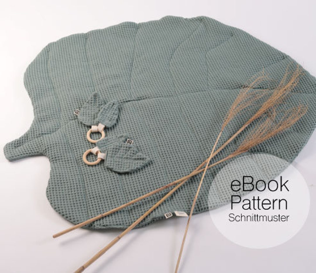 Sewing Pattern “play Mat Leaf” Crawling Mat + FREE Grasping Toy / PDF ...
