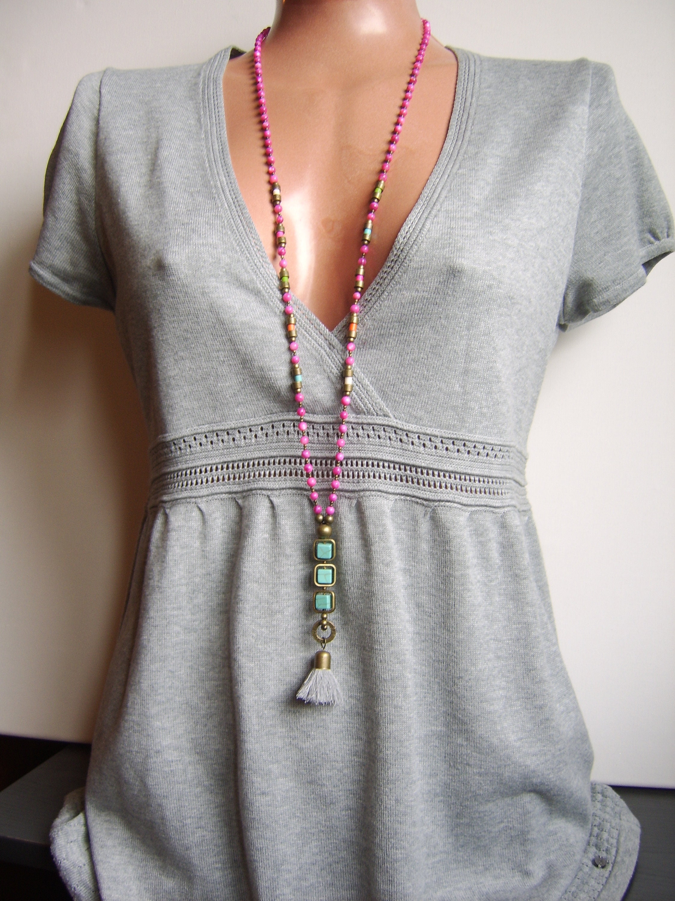 Tassel Chain Begging Chain Mother-of-pearl Howlithe - Etsy UK