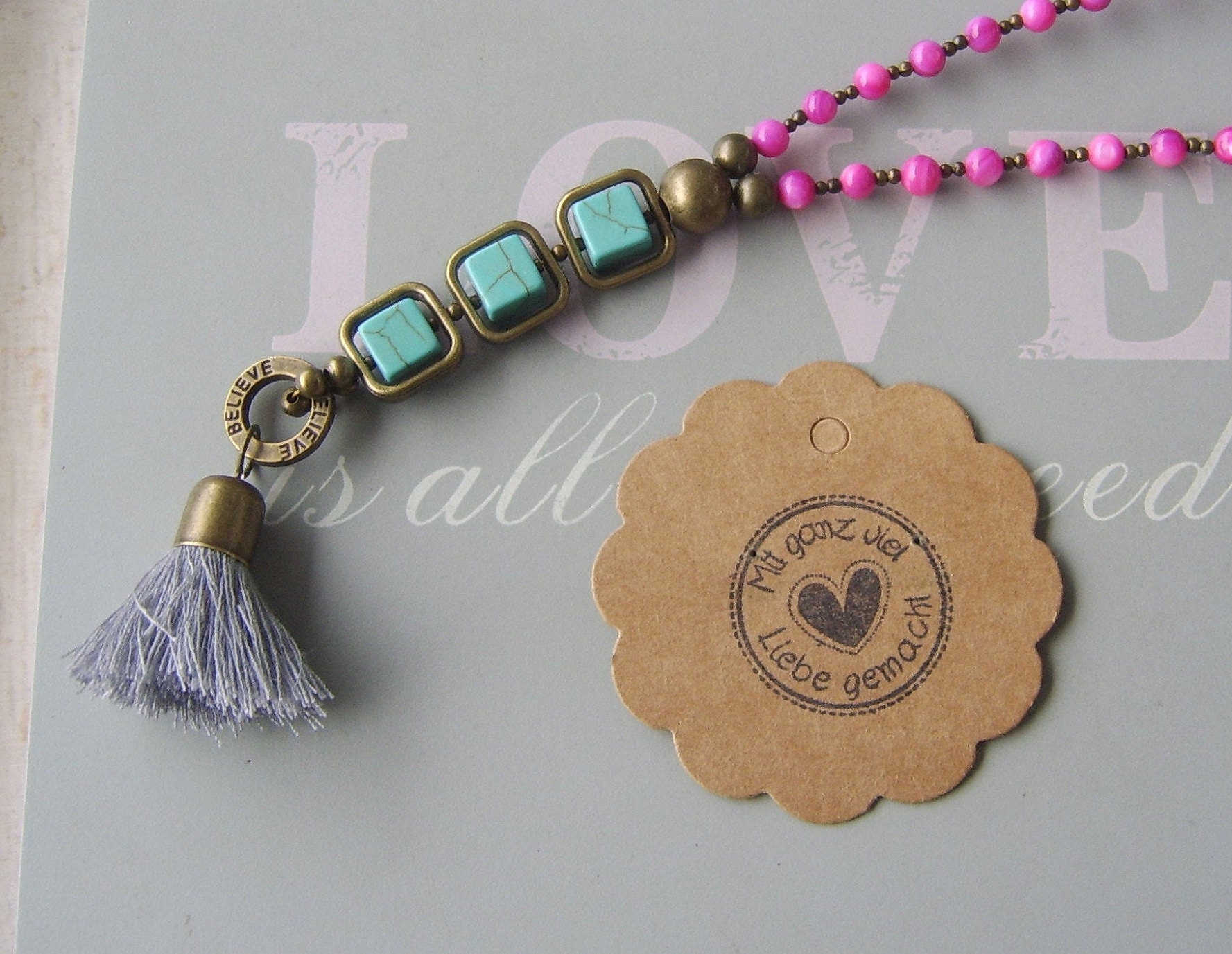 Tassel Chain Begging Chain Mother-of-pearl Howlithe - Etsy UK