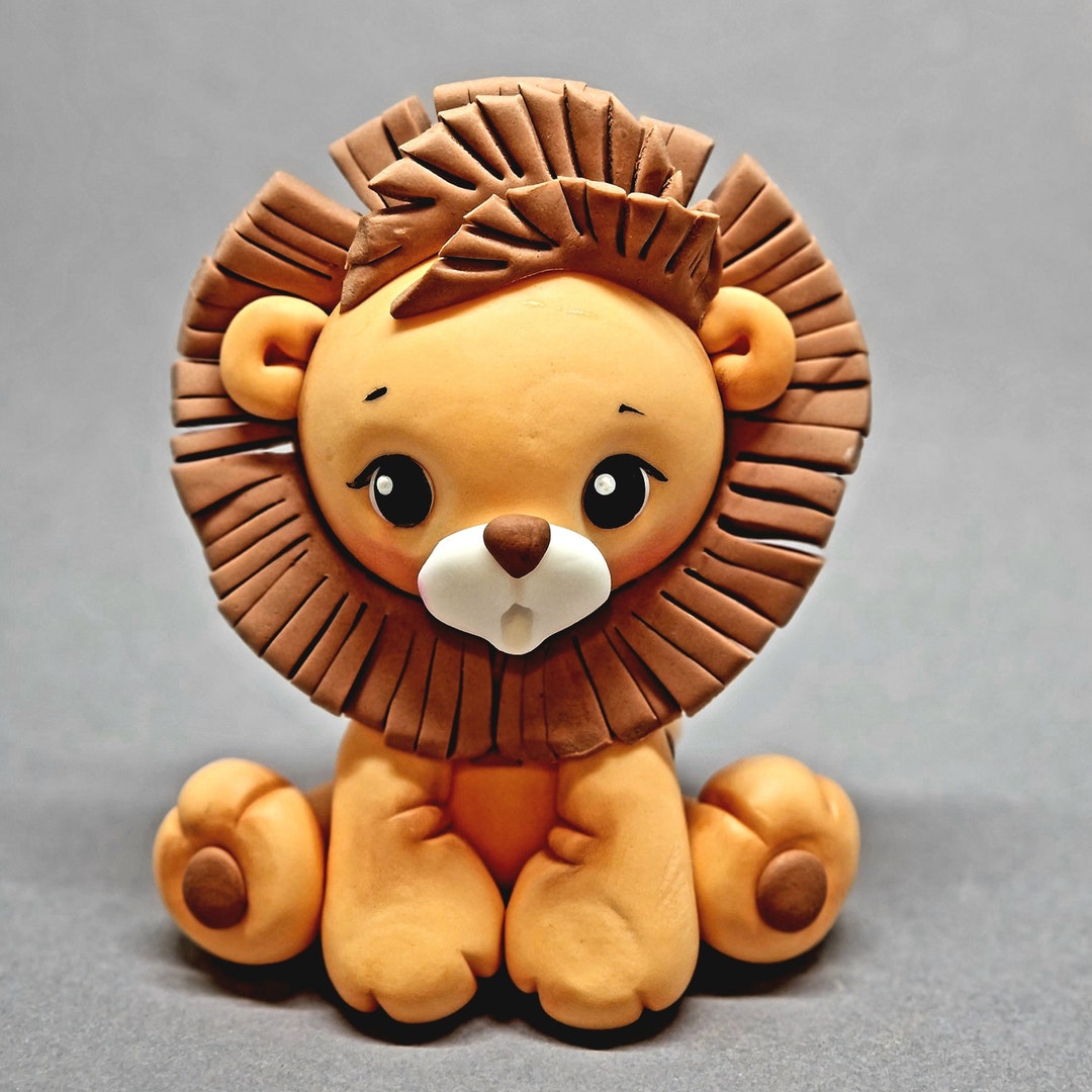 Fondant Figuren, Tortendekoration,Löwe - Etsy.de