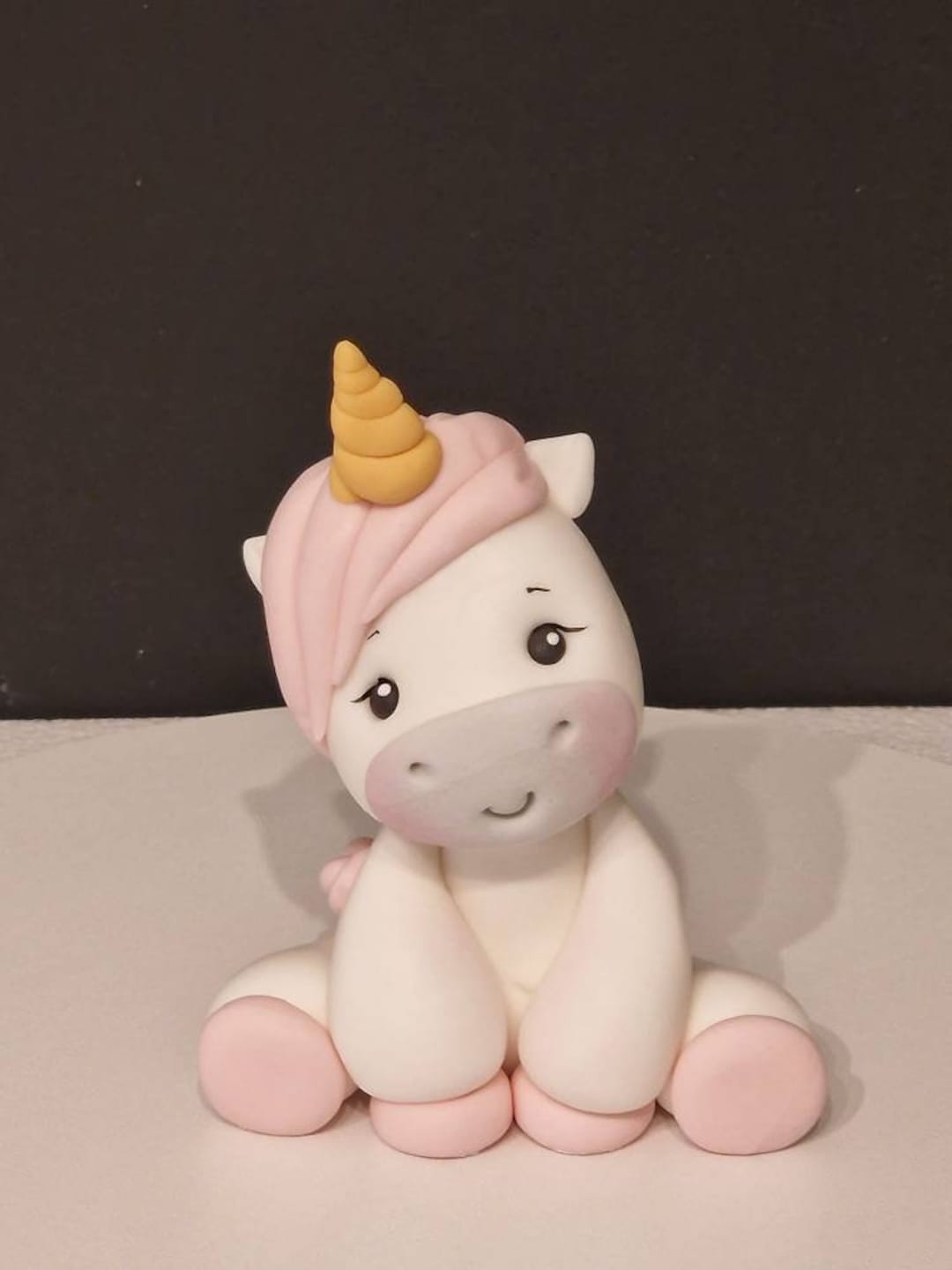 Fondant Figures, Cake Decoration, Sugar Figures, Cake Topper Unicorn - Etsy
