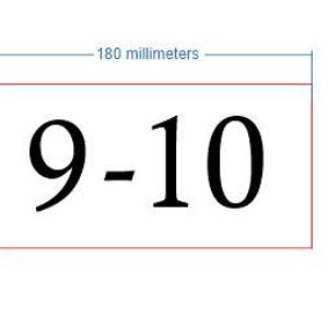 Laser Cut Black & Gold Mirror Personalised Door Number Ideal for ...