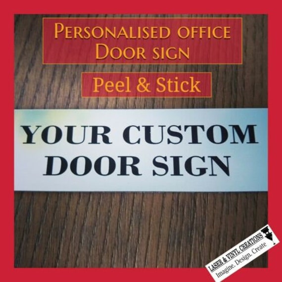 Personalised Office Door Name Plate Business Door Signs Shop - Etsy