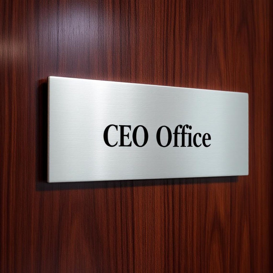 Personalised Office Door Sign | Name Plate | Custom Laser Engraved ...