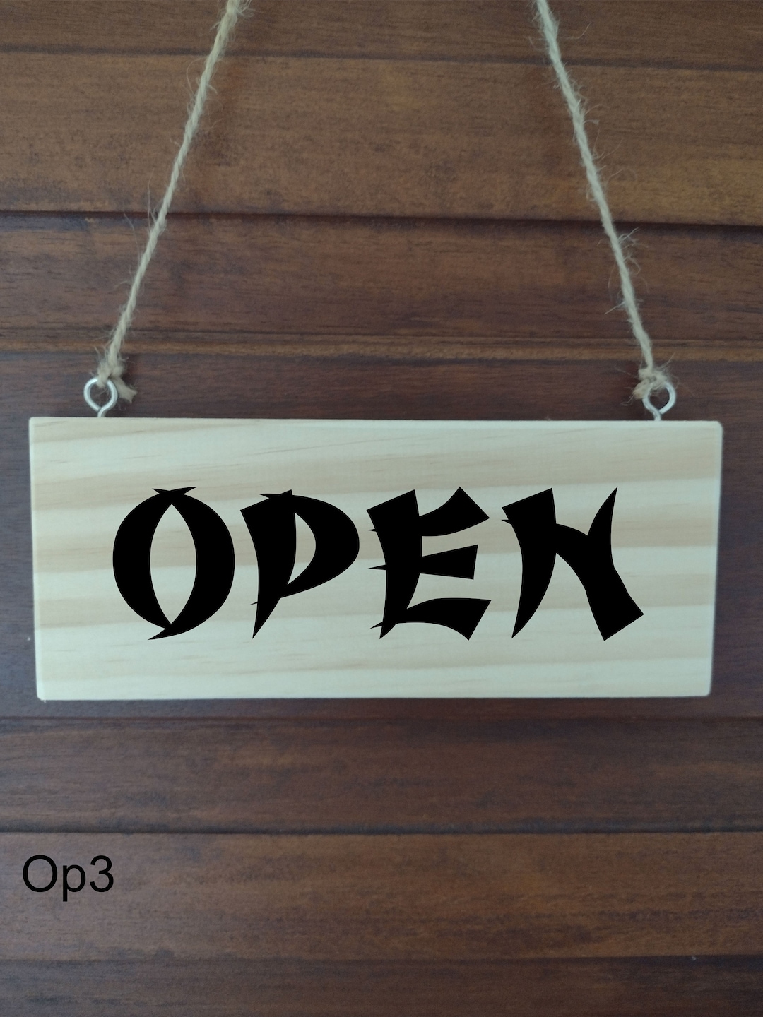 Open Closed Sign Double Sided Chinese Restaurant Sign Black Vinyl ...