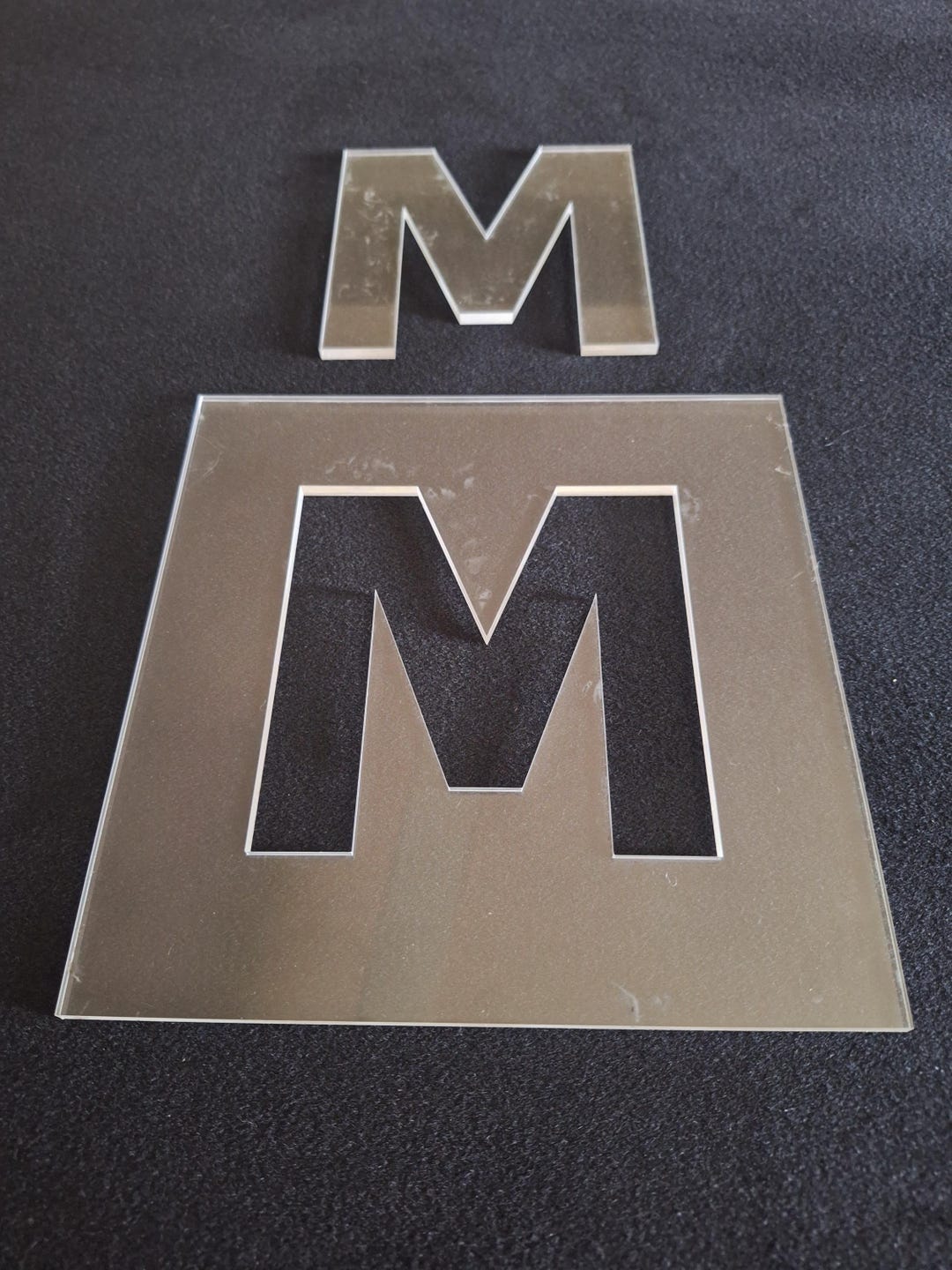 Letter Router Template Guide Cast Clear Acrylic - Queensland Australia ...