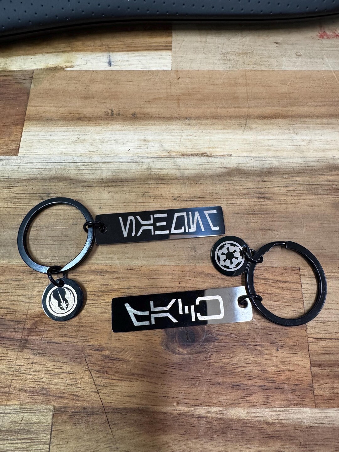 Star Wars Inspired Keychain Tag, Custom Name in Aurebesh, Batuu, Galaxy ...