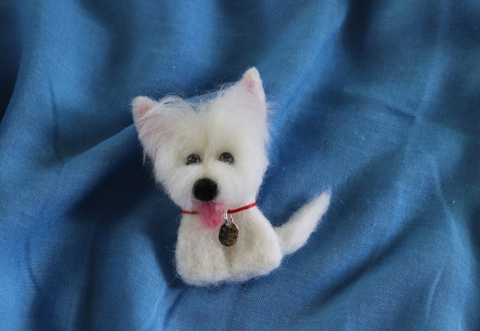 Felt Dog,felt Miniature,felt Animals,westie,christmas,gift - Etsy