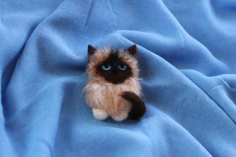 Felt catgiftfelt animalsfelt | Etsy