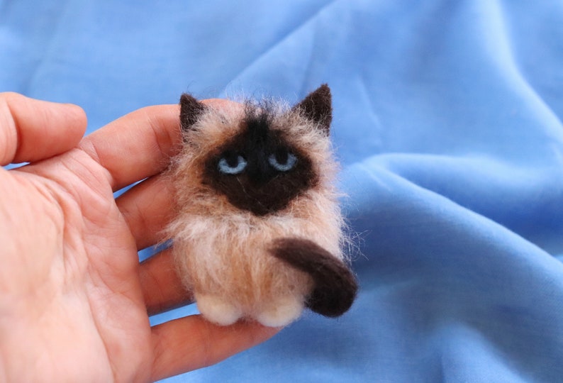 Felt catgiftfelt animalsfelt | Etsy