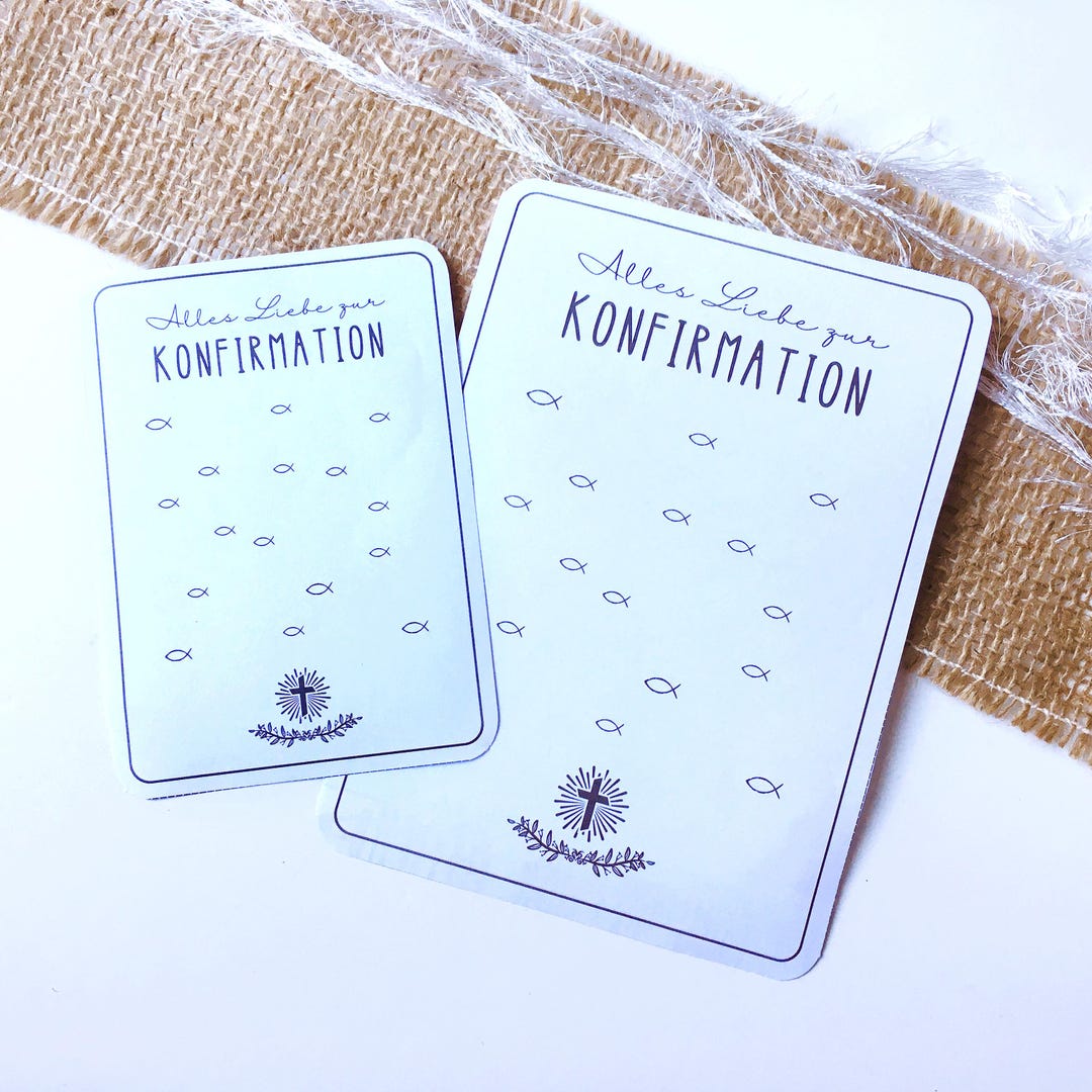 Confirmation Print Template I Confirmation Card I Confirmation Gift ...