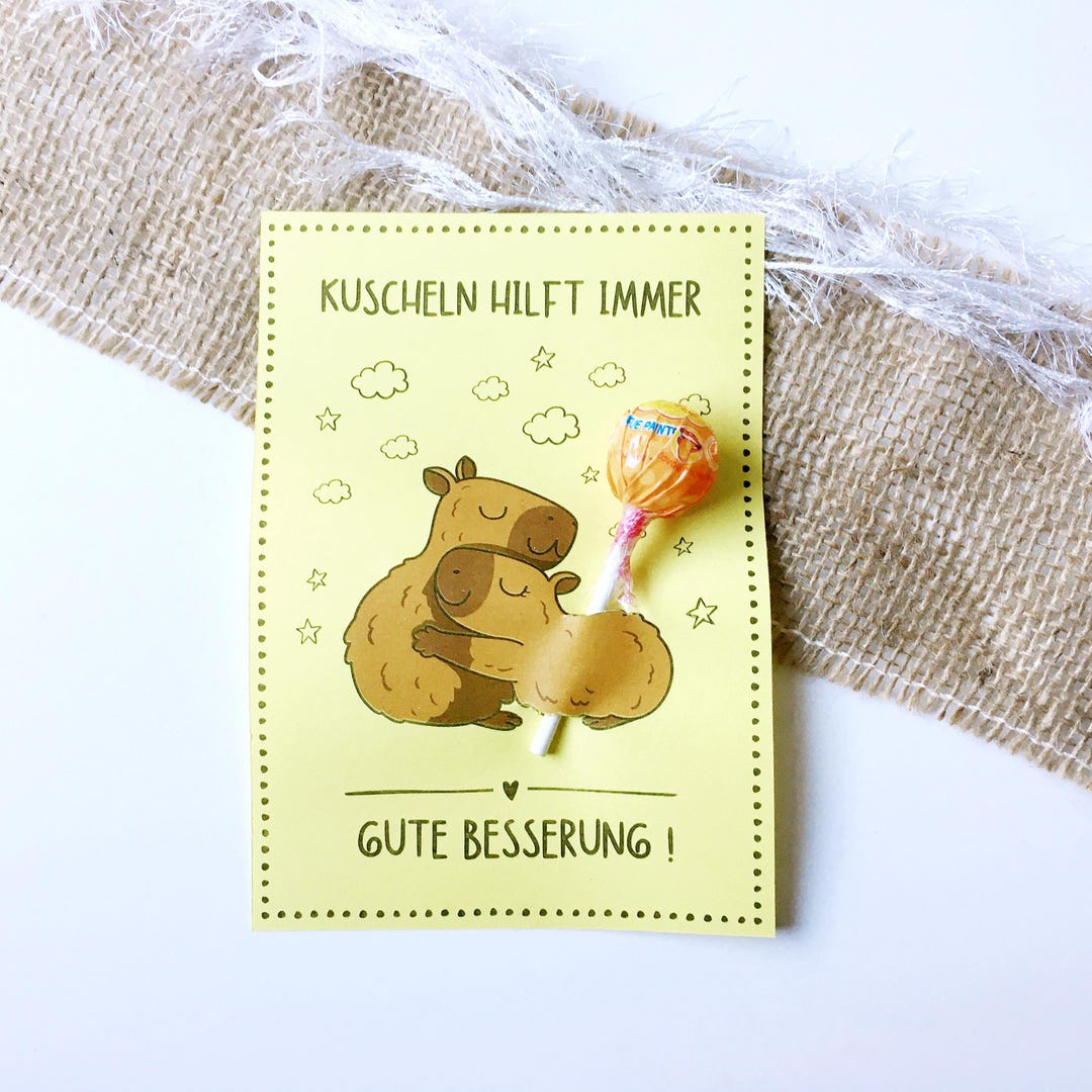 Printable Get Well Soon Card, DIY Recovery Card, Gift Idea for Recovery ...