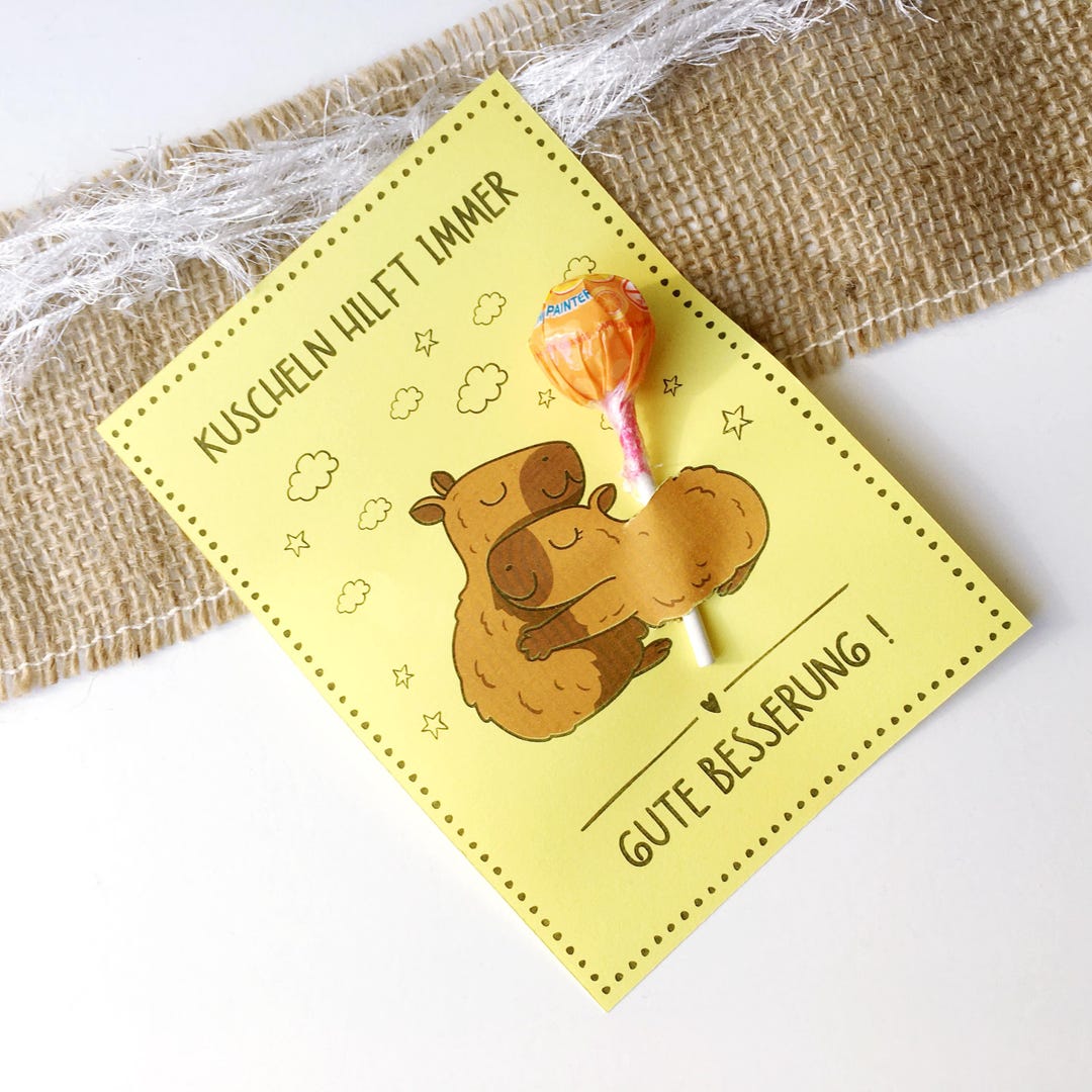 Printable Get Well Soon, Consolation, Gift, Card, Recovery Card, Gift ...