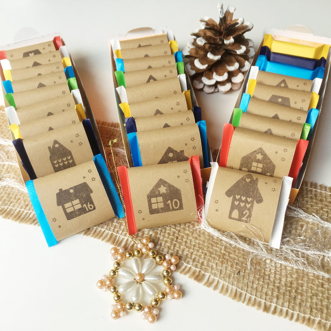 Ritter Sport Advent Calendar With 24 Designs - Template for Printing ...