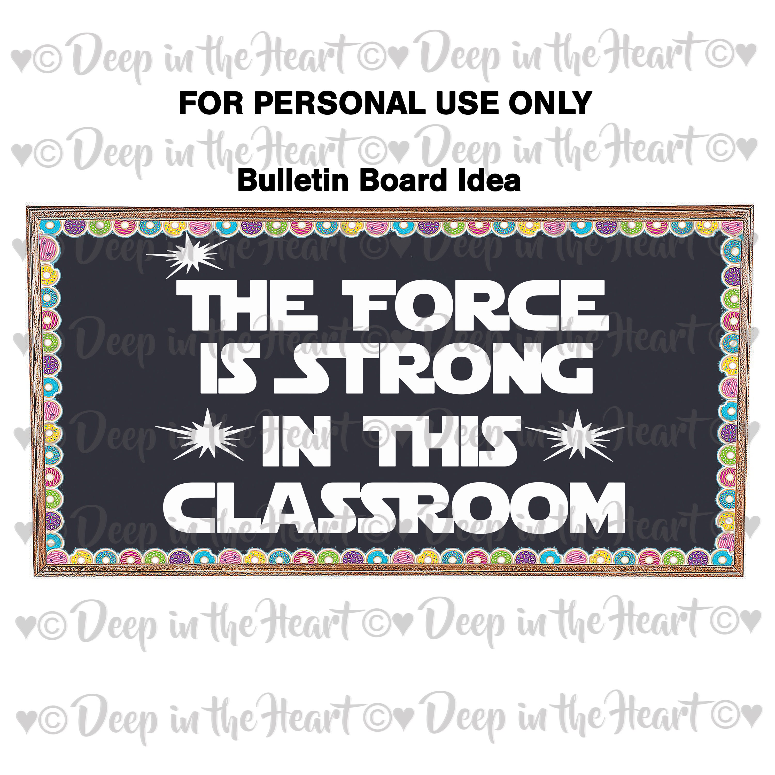 The Force is Strong in This Classroom - SVG, DXF, PNG, Jpeg- Instant ...