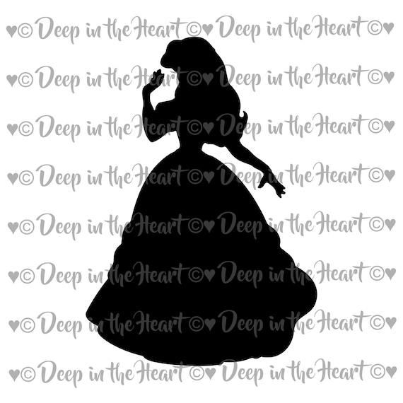 Printable Ariel Little Mermaid Silhouette