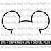 Half Mickey and Minnie SVG, DXF PNG, Jpeg instant Zip File Download ...