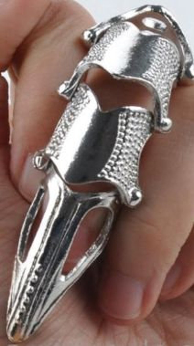 Gothic Dragon Claw Claw 1 Pcs Silver - Etsy