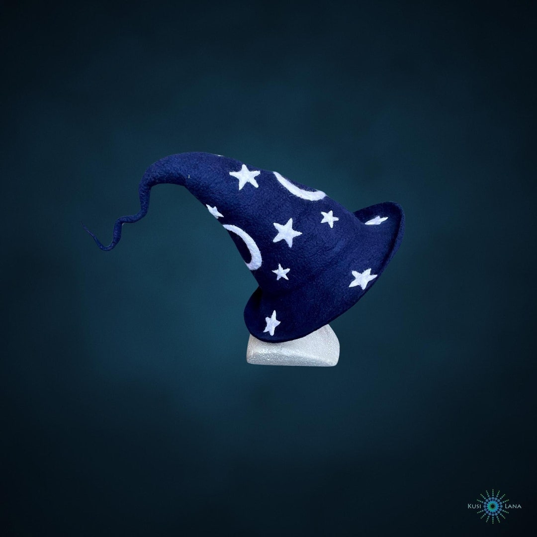 Merlin Hat, Merlin Wizard Hat, Galaxy Wizard Hat, Blue Wizard Hat ...