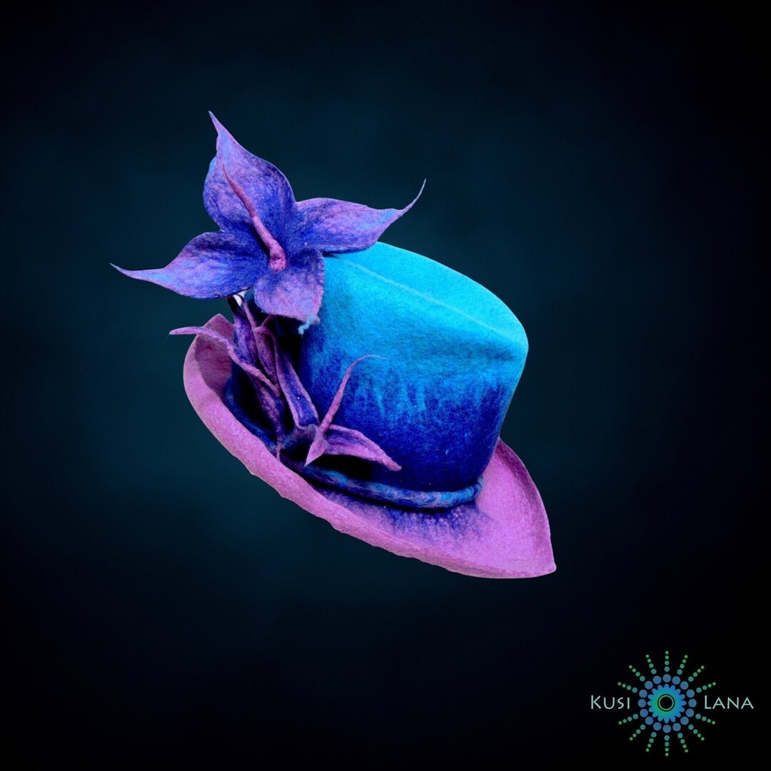 Fairy Hat, Fairy Costume,fantasy Cosplay Hat.fedora Hat, Flower Hat ...