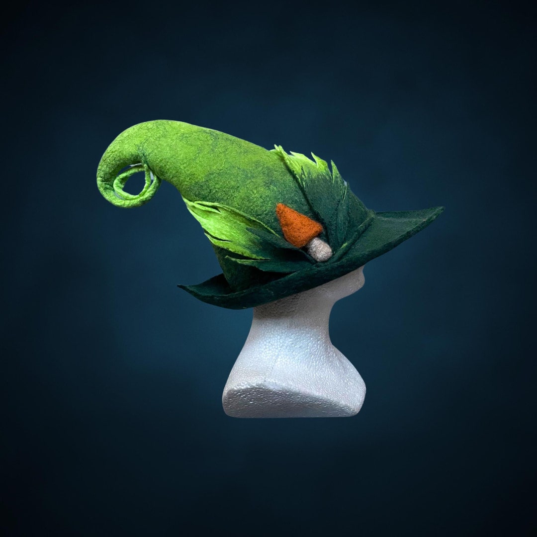 Goblin Hat, Wizard Hat, Sauna Hat, Forest Costume, Fantasy Hat, Fairy ...