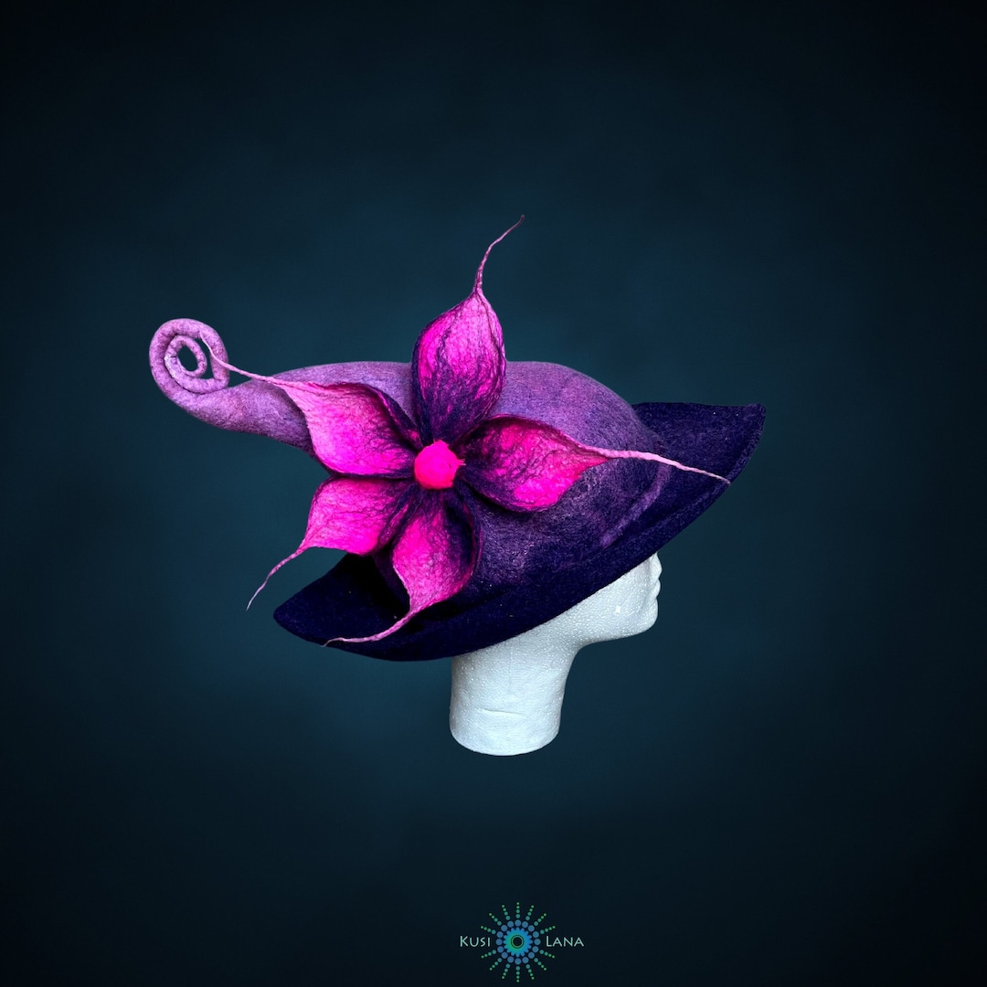 Ren Faire Hat, Festival Fairy Hat, Druid Hat, Flower Hat, Fantasy Hat ...